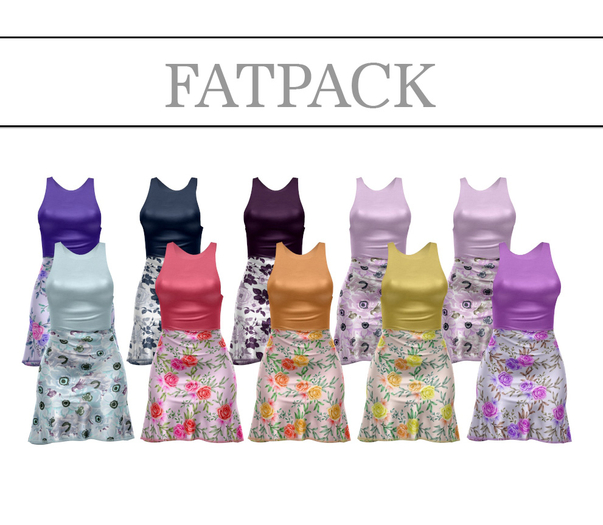 Second Life Marketplace Fatpack Dress